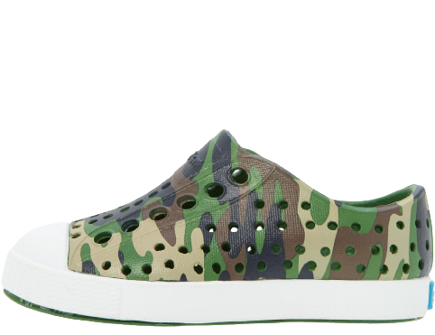 Native Jefferson Camo - Tassel Children Shoes