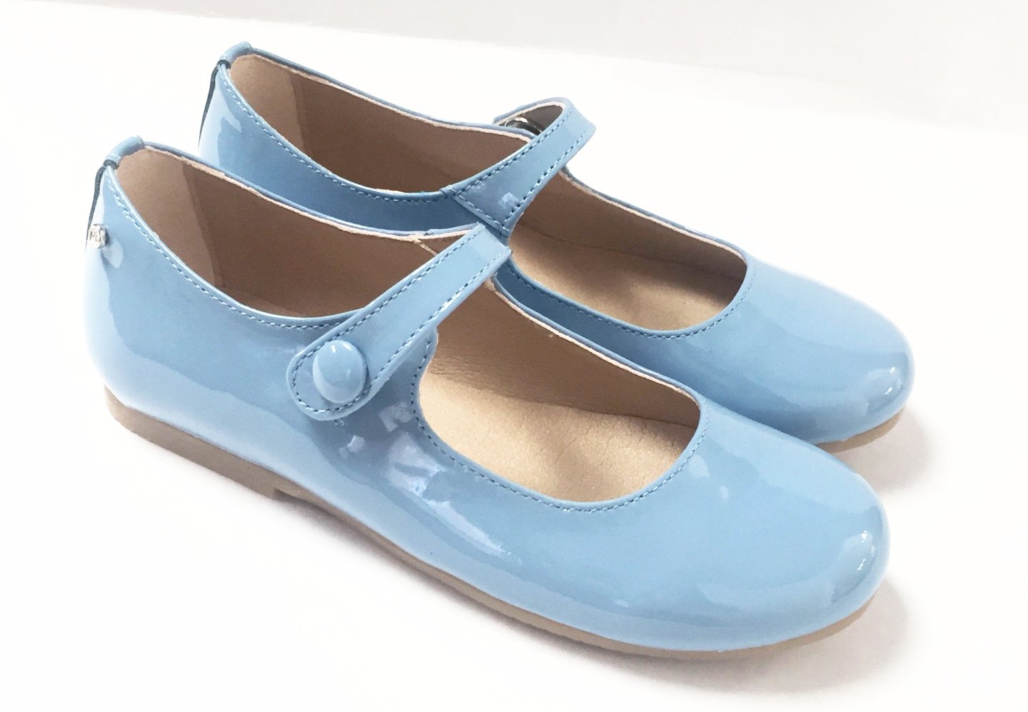 Blue Mary Jane Wedges